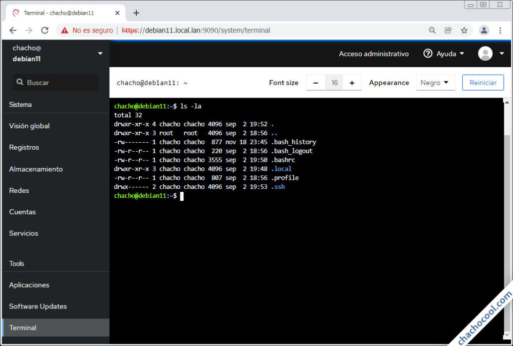 Cómo instalar Cockpit en Debian 11 Bullseye ️ [2022]