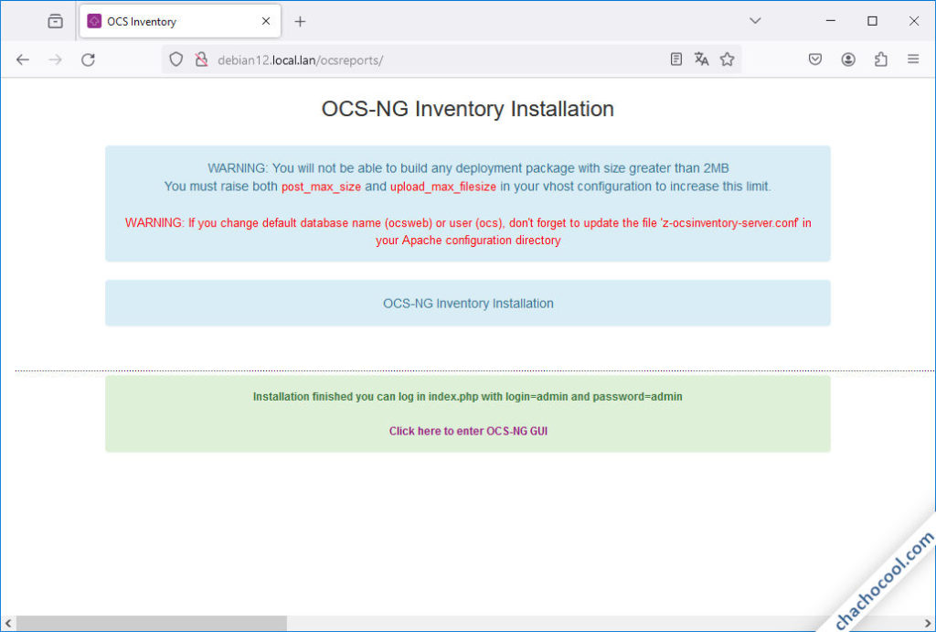 Cómo instalar OCS Inventory Server en Debian 12 Bookworm ️ [2024]