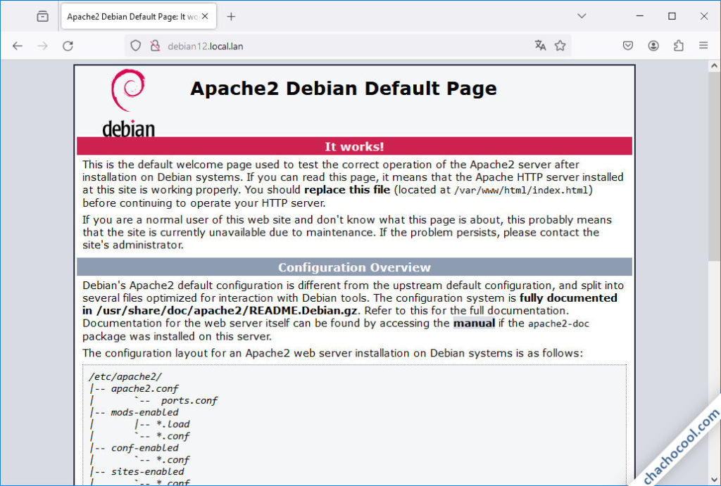Cómo instalar Apache en Debian 12 Bookworm ️ [2024]