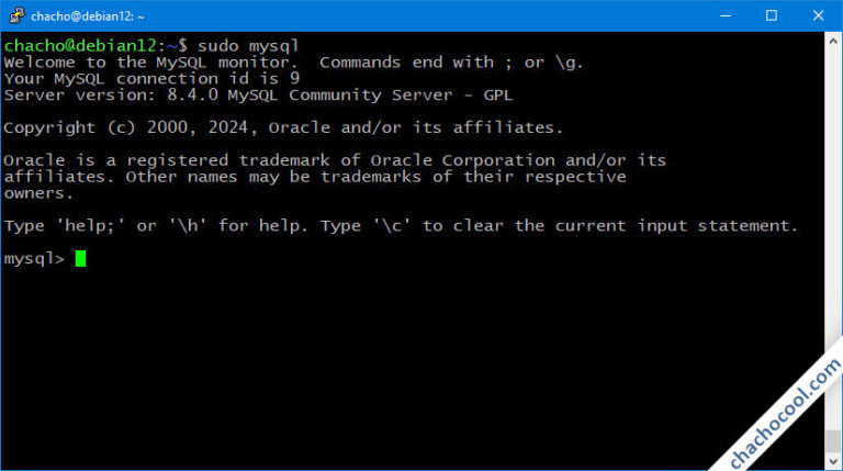 Cómo instalar MySQL en Debian 12 Bookworm ️ [2024]