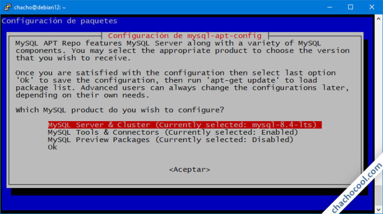Cómo instalar MySQL en Debian 12 Bookworm ️ [2024]